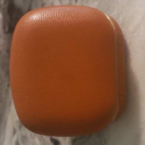 Other | Vintage Westclox Windup Travel Alarm Clock Leather Clam Shell ...